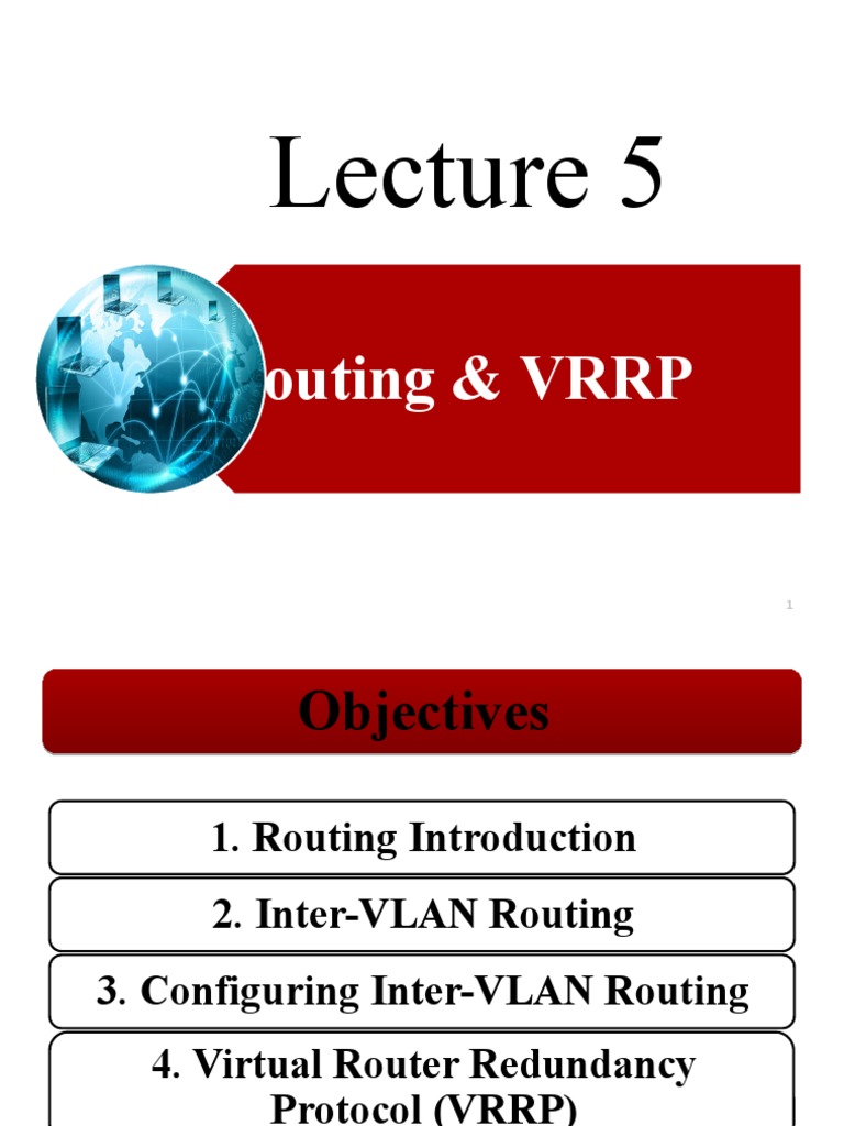Лекция 5. Routing VRRP | PDF | Ip Address | Computer Network