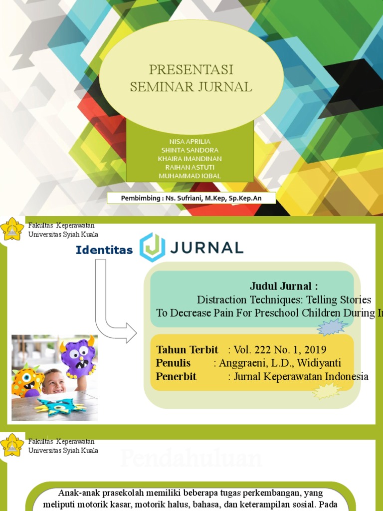 Teknik Distraksi untuk Anak Prasekolah | PDF