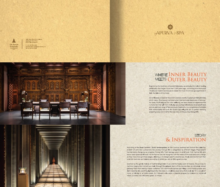 Spa Booklet Year 2021 | PDF