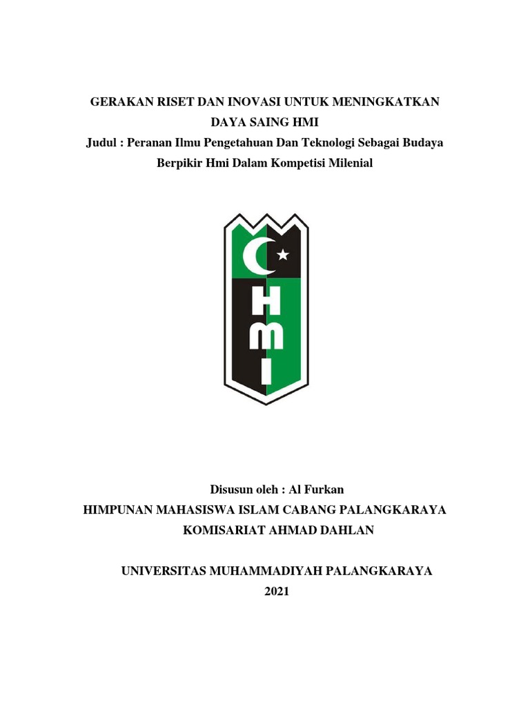 Jurnal LK 2 Al Furkan Hmi Cabang Palangkaraya | PDF