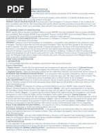 (Cdi 1) Fundamentals of Criminal Investigation | PDF | Crime Scene ...