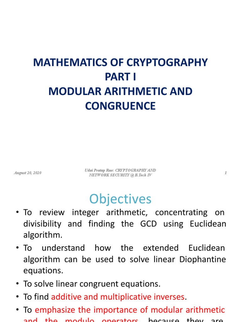 Part 1 Mathematical Background | PDF | Division (Mathematics) | Equations