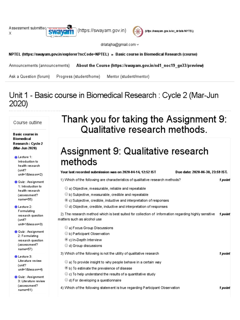 Qualitative Research Methods - An Overview | PDF | Focus Group ...