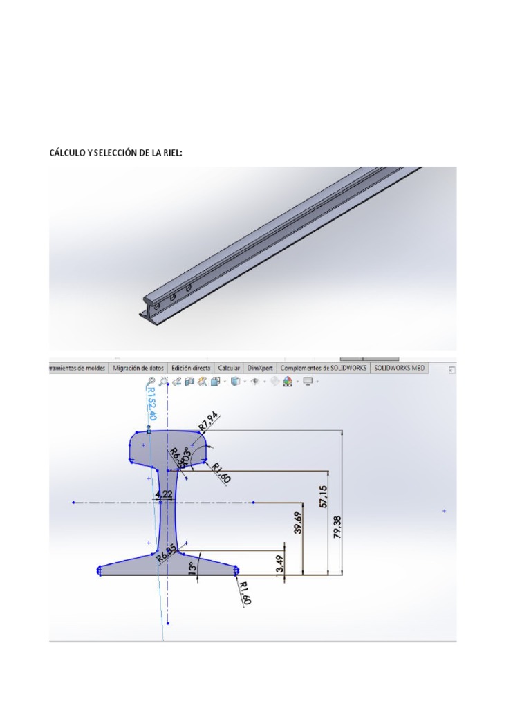 Cálculo y Selección de La Riel | PDF