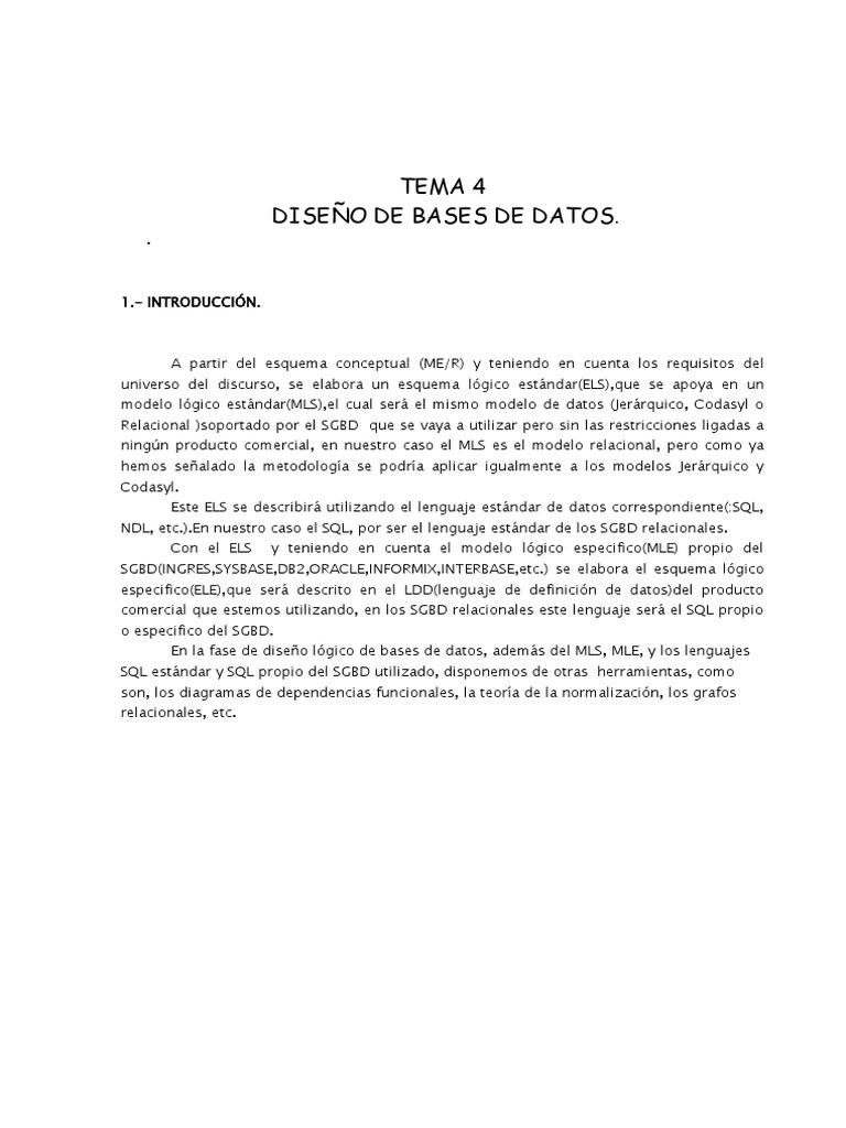 Modelo Relacional | PDF | Base de datos relacional | Bases de datos