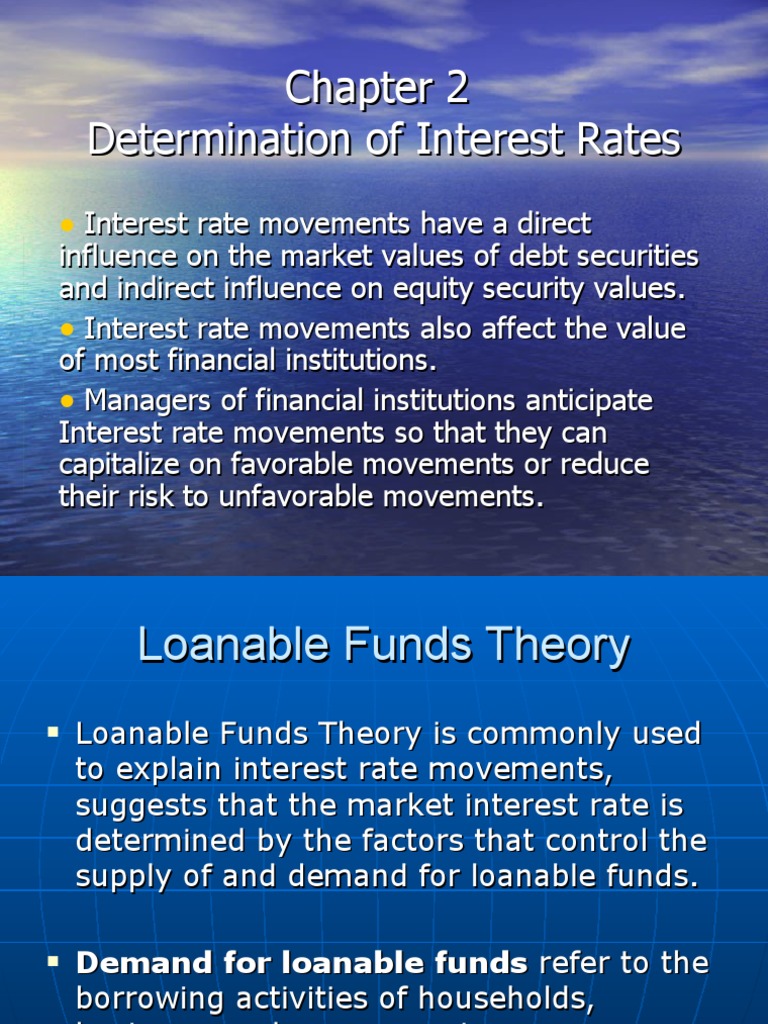 Determination of Interest Rates | PDF | Interest | Interest Rates