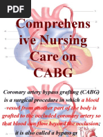 CABG Patient Care: Pre and Post Operative Guide | PDF | Coronary Artery ...