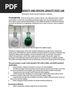 USP-NF 〈841〉 Specific Gravity | PDF | Density | Physical Quantities