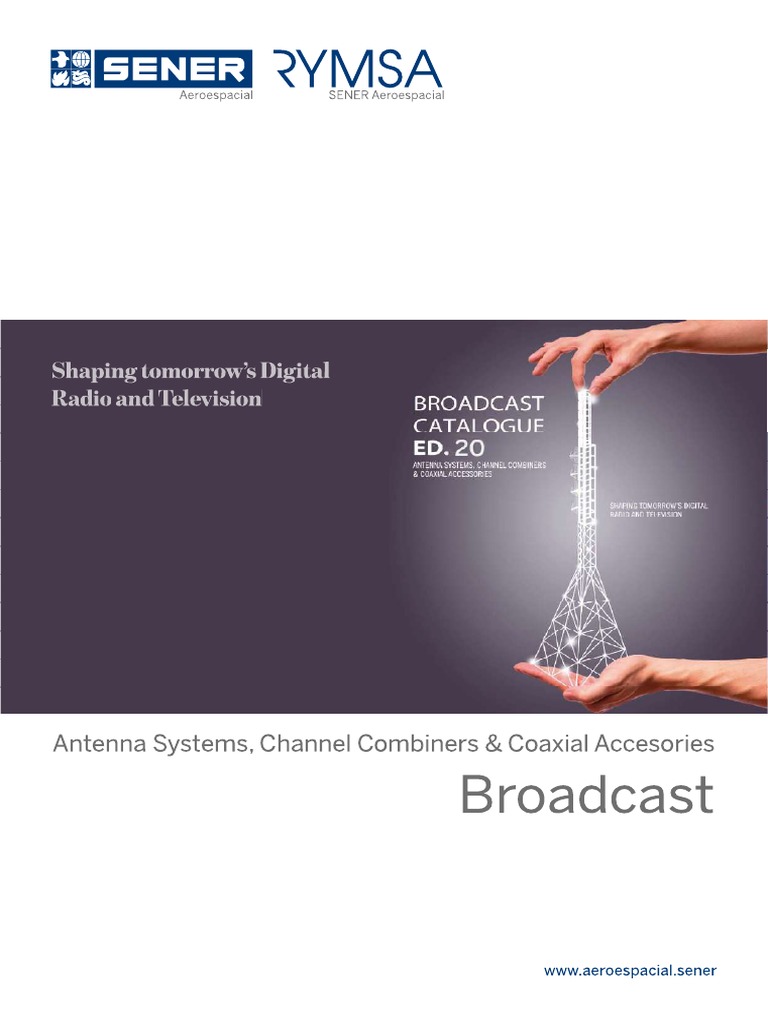 RYMSA RF Antenna and Broadcast Solutions | PDF | Antenna (Radio) | Very ...