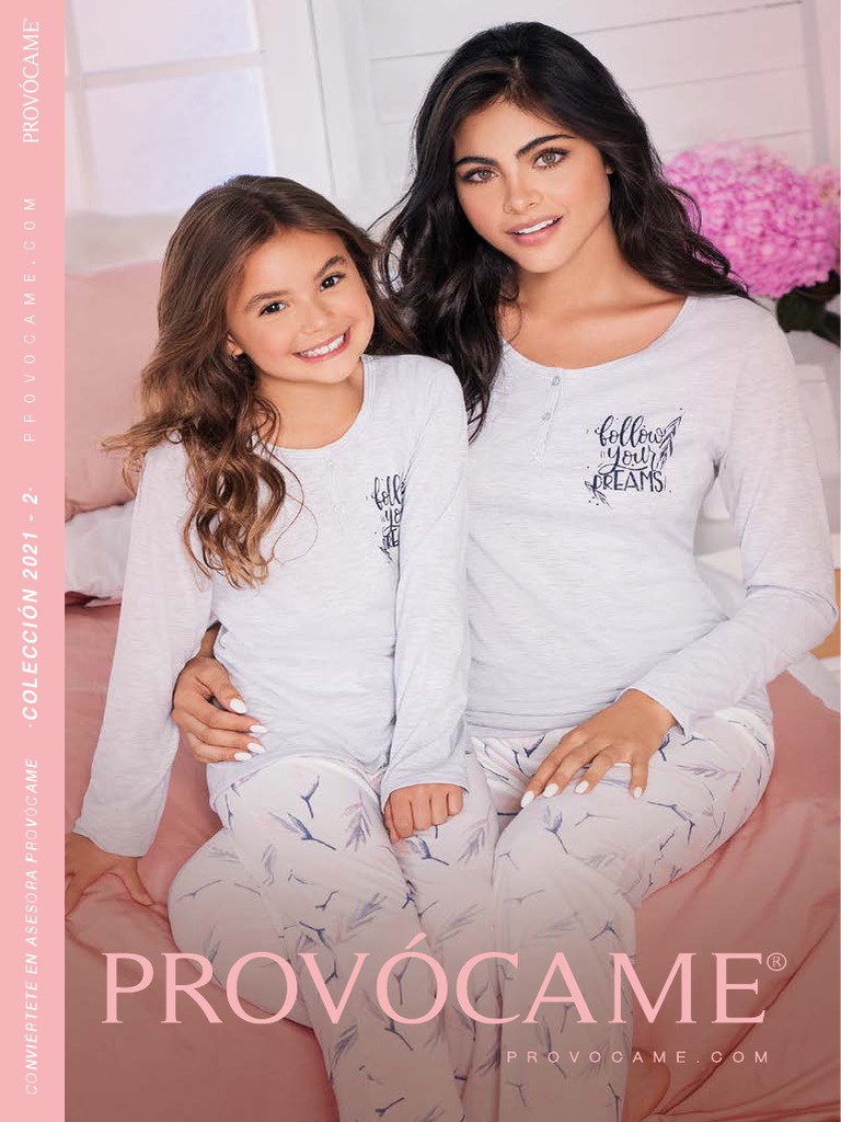 Pijamas Provócame 2021-2 Temporada de Madres | PDF | Pantalones | Camiseta