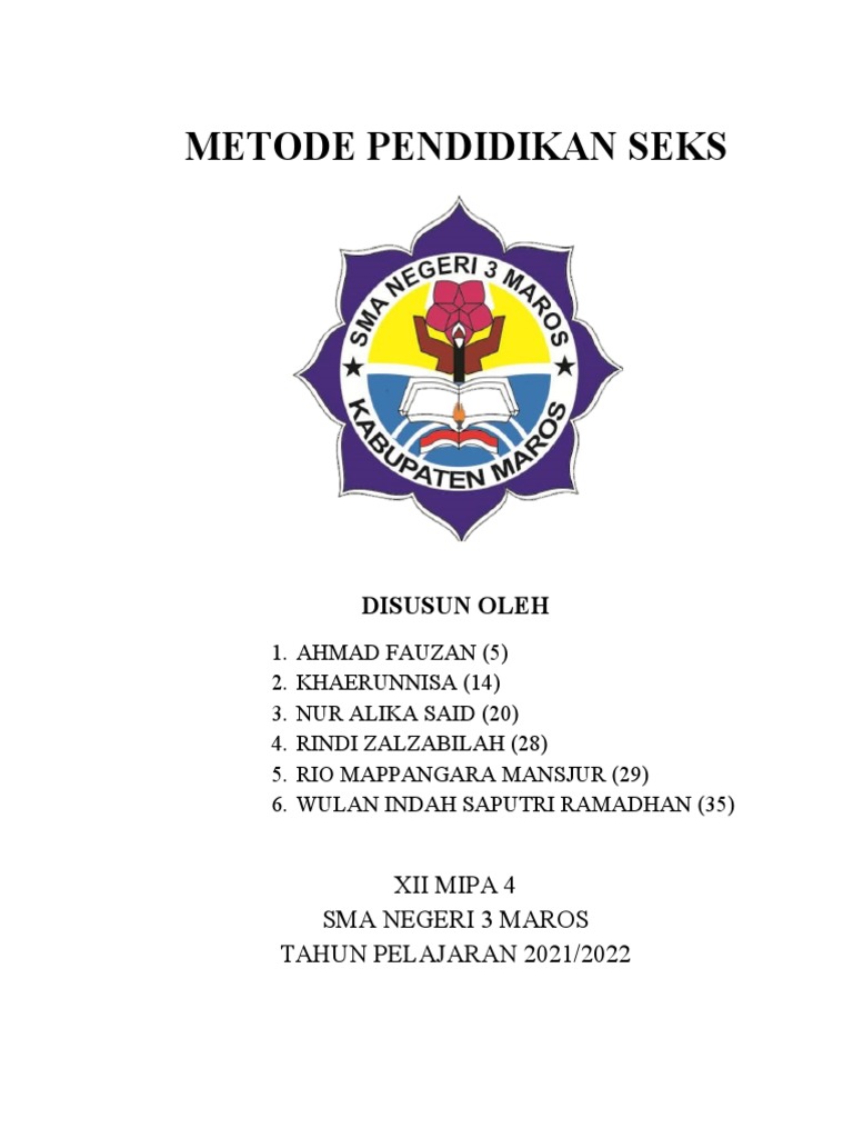 Metode Pendidikan Seks | PDF