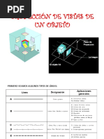 Proyección de Primer Ángulo y Tercer Ángulo | PDF