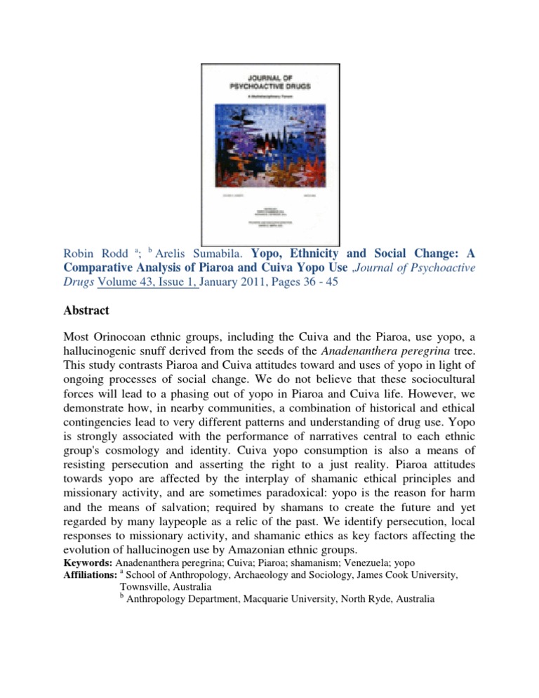 Robin Rodd Arelis Sumabila Yopo Ethnicity and Social Change Piaroa and ...