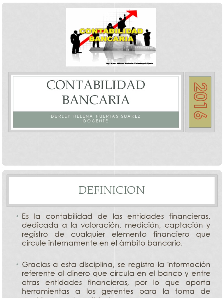 Contabilidad Bancaria | PDF | Contabilidad | Bancos