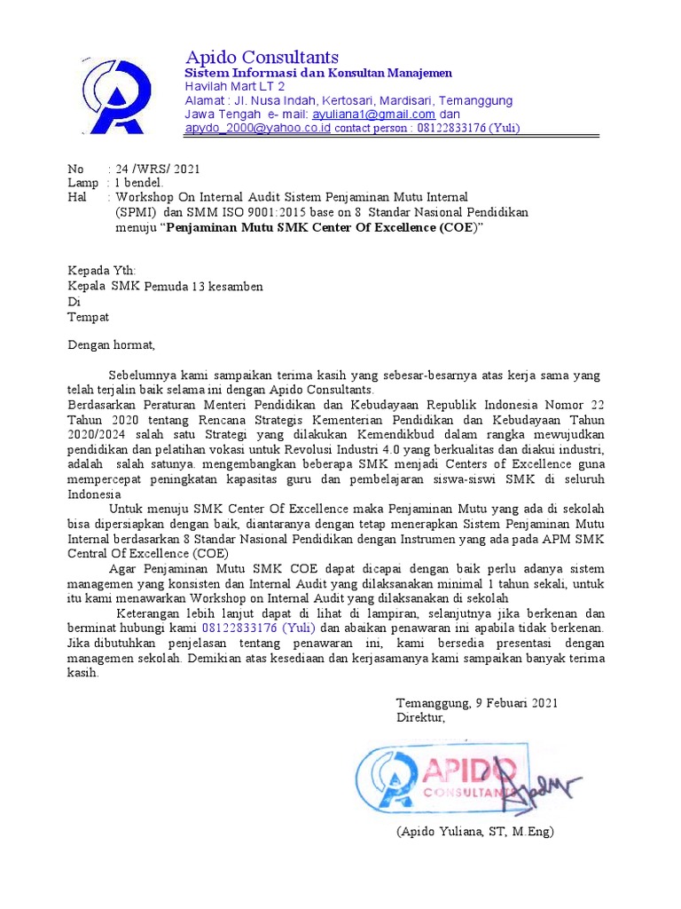 Workshop IQA SMK COE | PDF