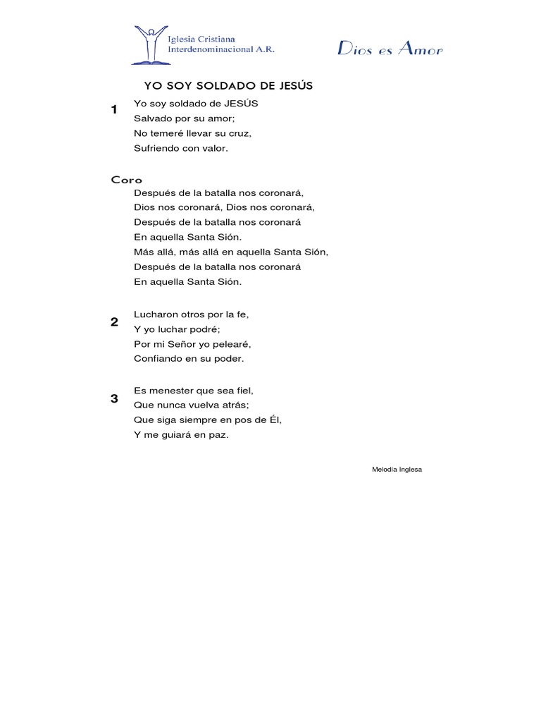 18 Yo Soy Soldado De Jesus Pdf