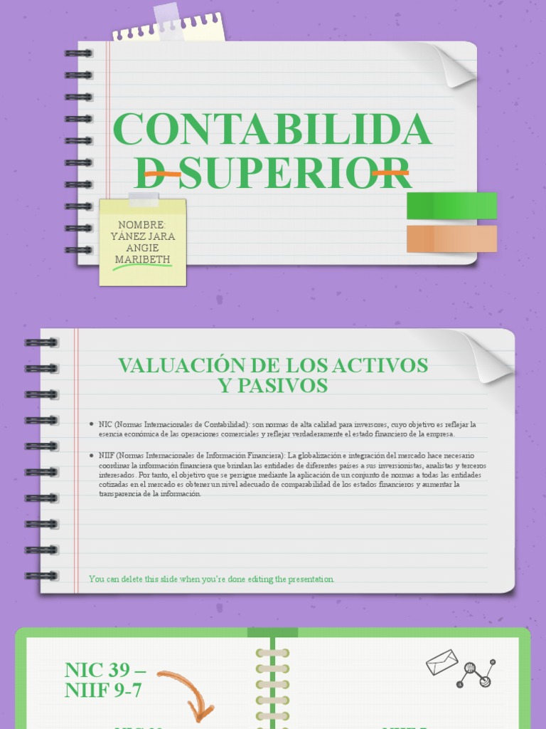 Comparabilidad en Contabilidad Superior | PDF | normas internacionales ...