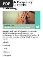 Ielts Speaking Marking Rubric | PDF | Fluency | Vocabulary