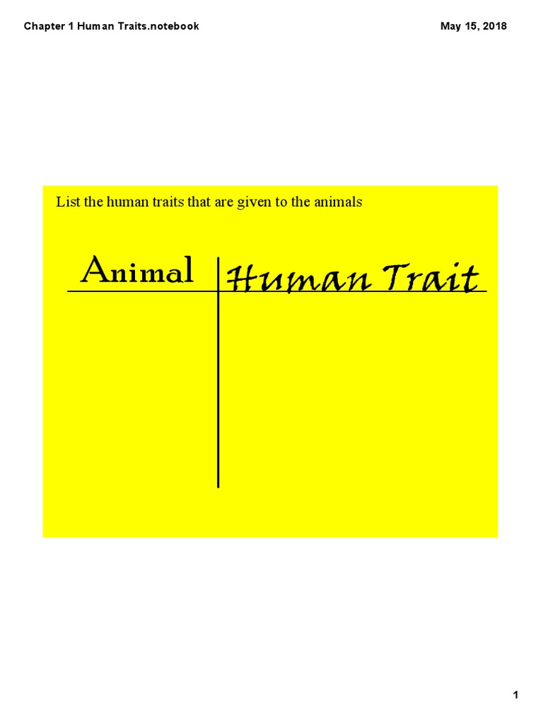 Chapter 1 Human Traits | PDF