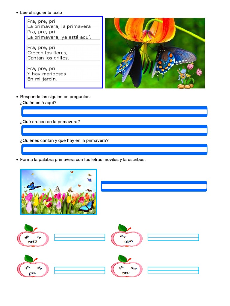 Lunes Palabras Con Pra | PDF