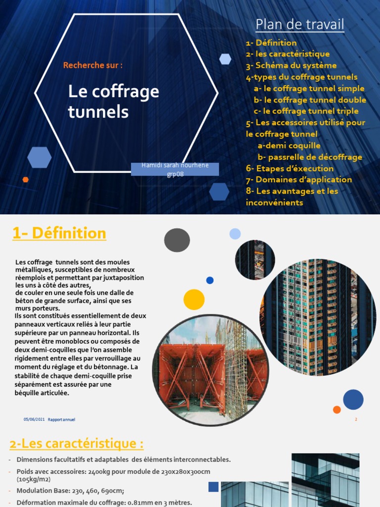 Le Coffrage Tunnels | PDF | Génie du bâtiment | Secteurs de l'économie
