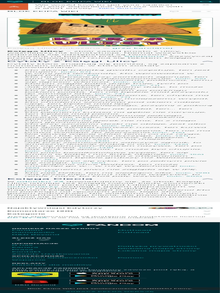 Księga Ulicy Blok Ekipa Wiki Fandom 2 | PDF