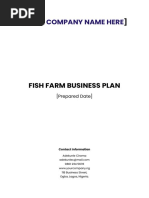 Project Proposal On Fish Farming | PDF | Aquaculture | Agriculture