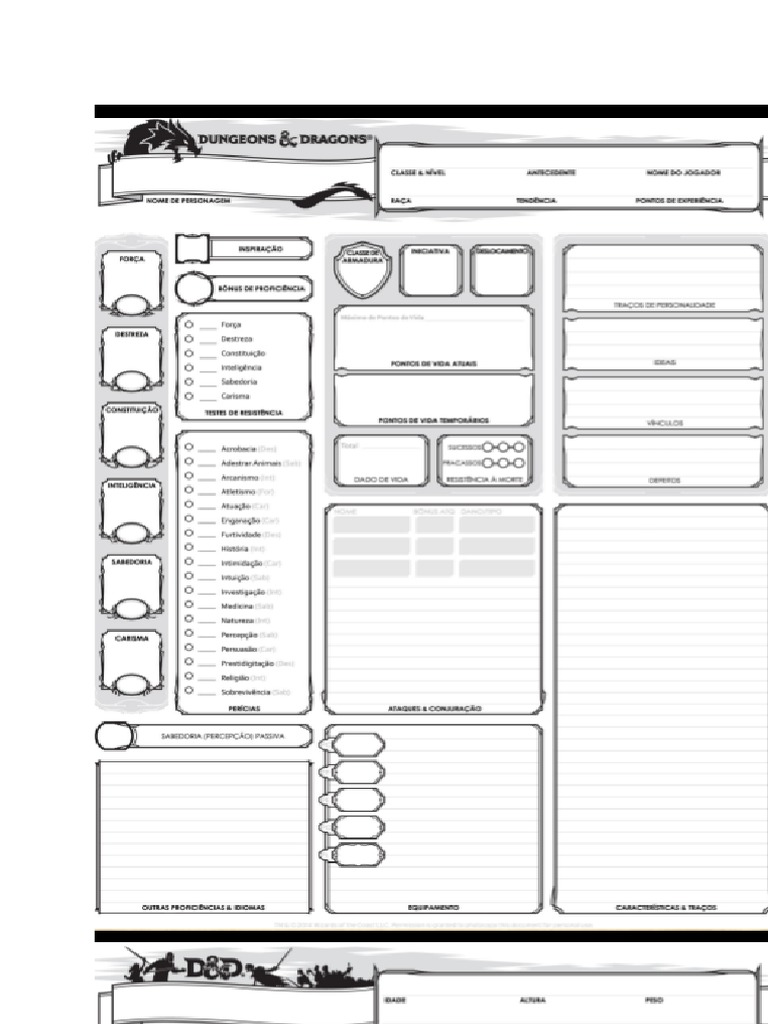 Ficha de D&D | PDF
