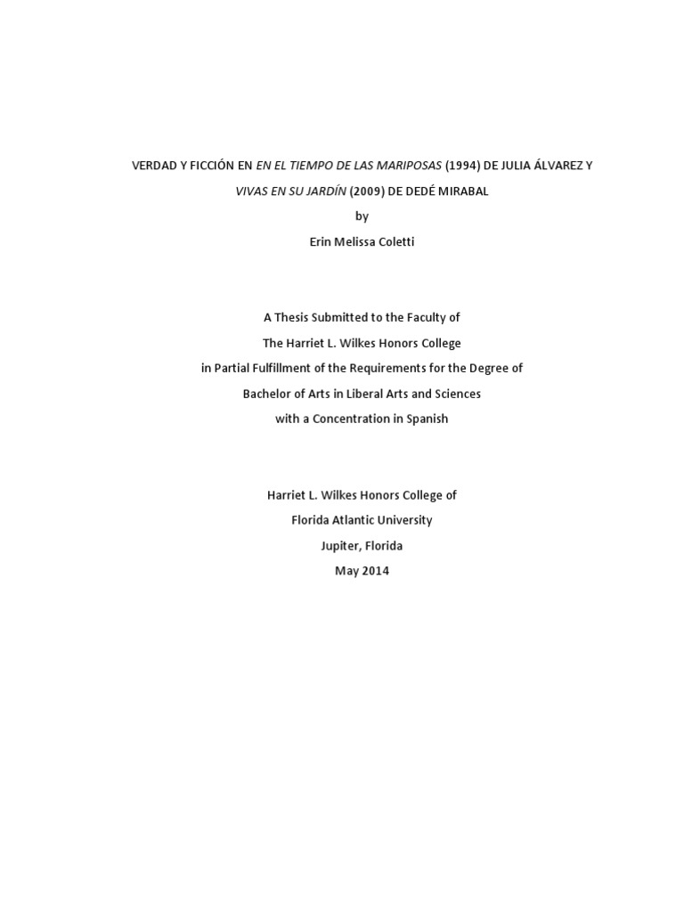 Pelicula en El Tiempo de Las Mariposas | PDF