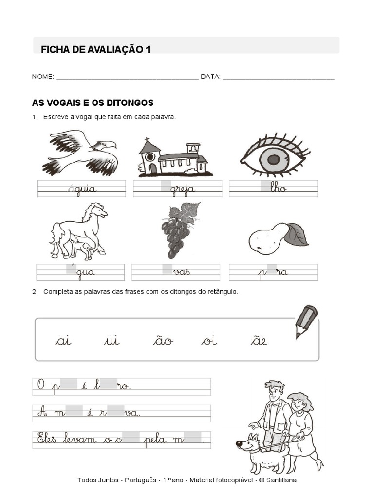 Vogais e Ditongos | PDF