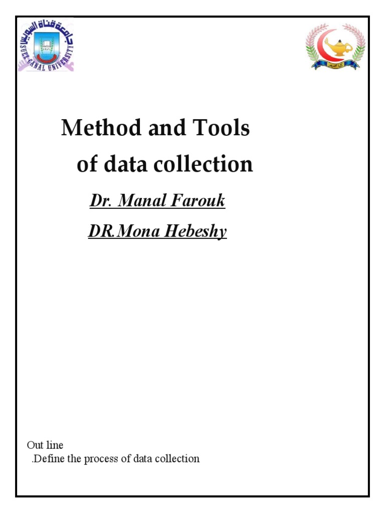 Method and Tools of Data Collection | Download Free PDF | Validity ...