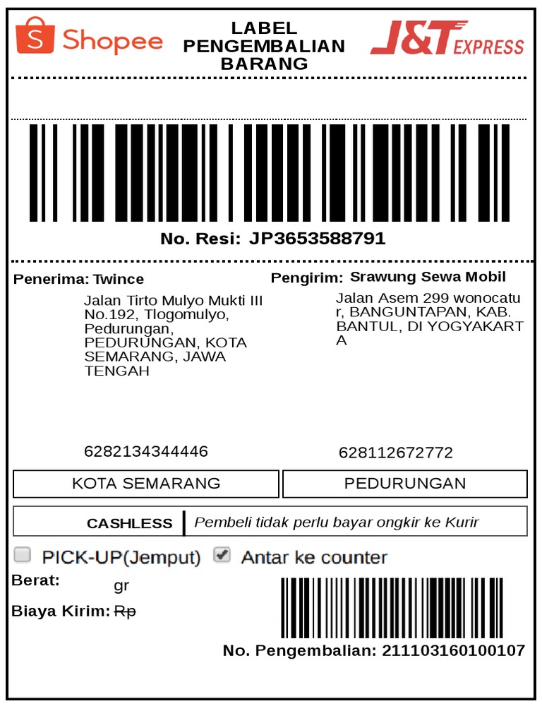 Shipping Label | PDF