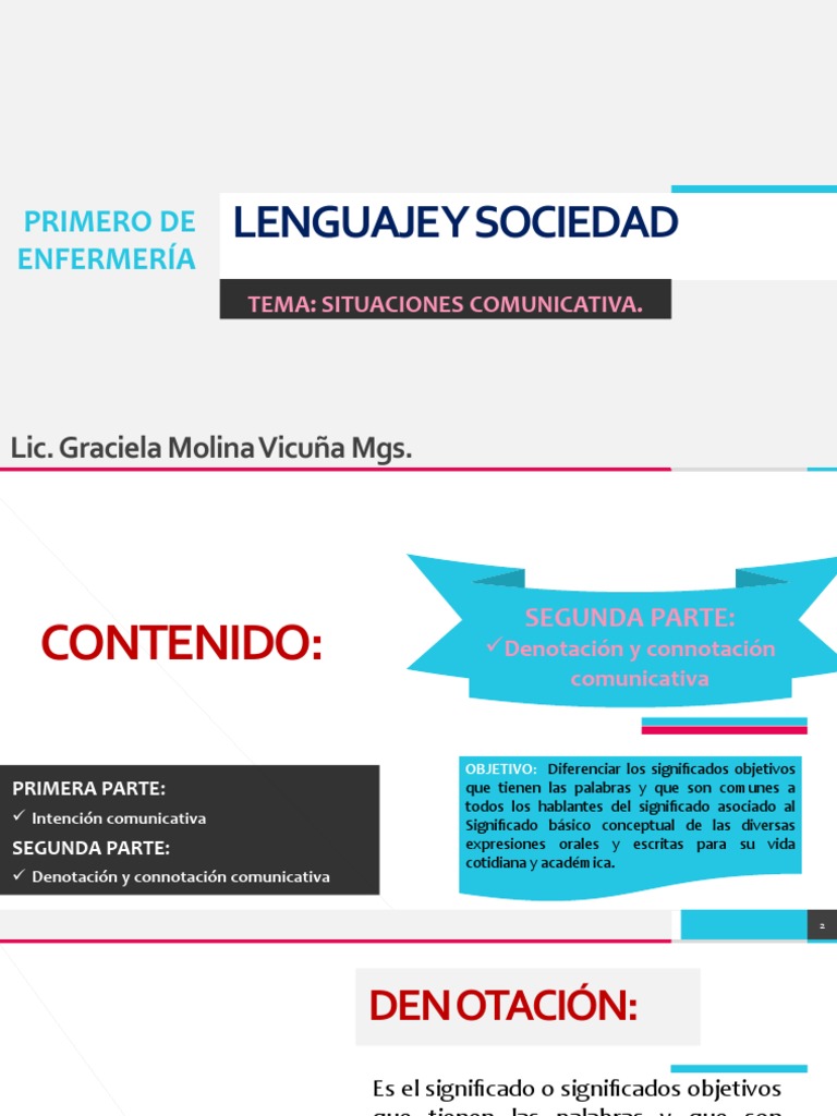 Denotativa y Connotativa Segunda Parte 12-11 | PDF | Connotación | Palabra