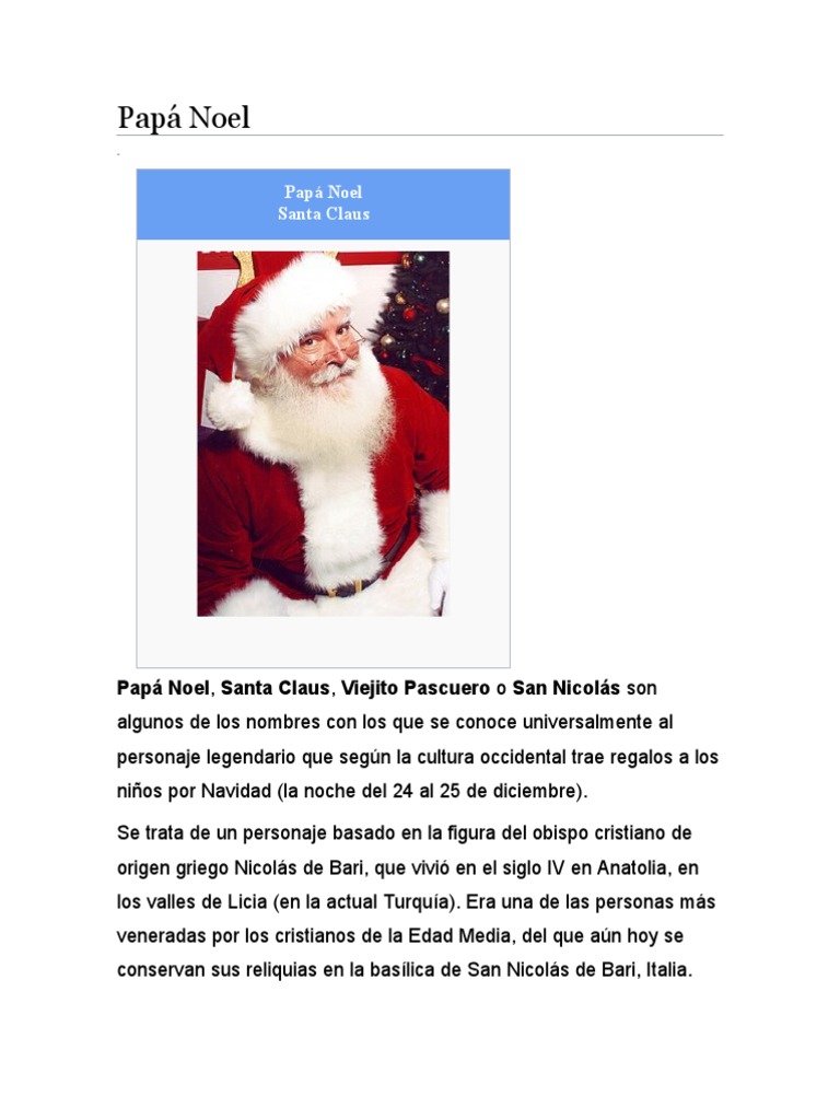 Papa Noel | PDF