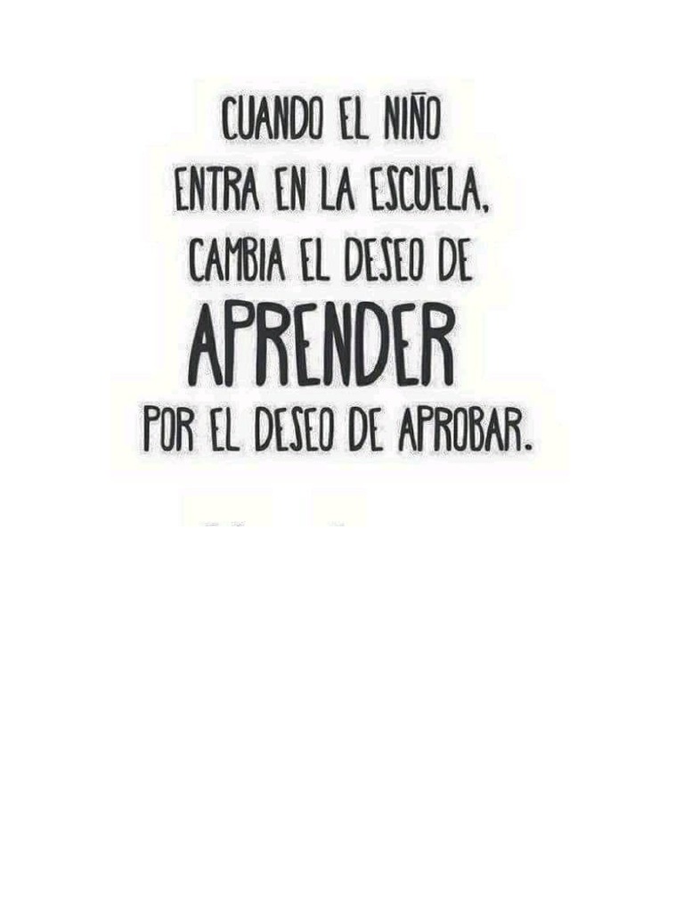 Deseo de Aprender o Aprobar | PDF