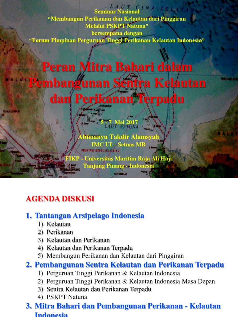 Peran Mitra Bahari Dalam Pembangunan Sentra Kelautan Dan Perikanan ...