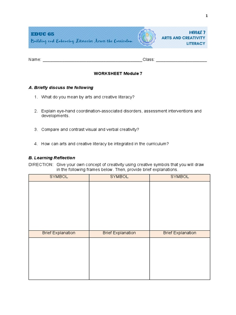 Module 7 - Worksheet | PDF