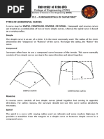 Problem Sets - Simple, Compound, Reverse Curved PDF | PDF | Angle | Tangent