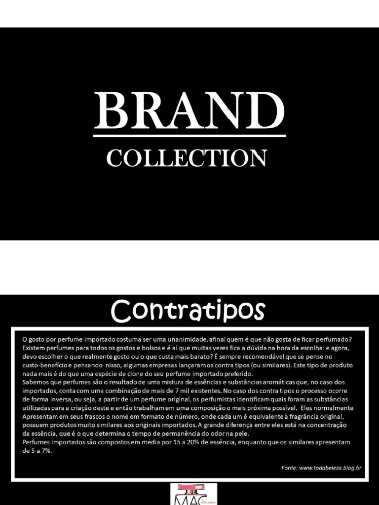 Catalogo Brand Collection 25ml | PDF