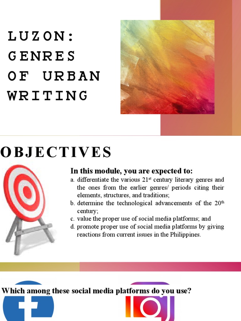 Luzon Genre of Urban Writing | PDF | Internet | Luzon