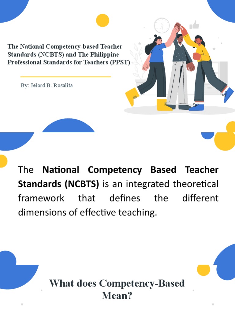 Lesson 5 - The Ncbts and PPST | PDF | Teachers | Learning
