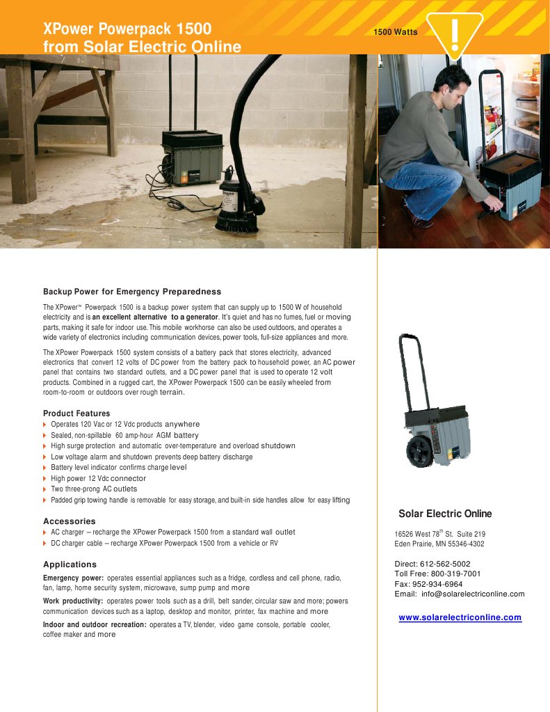 Power Pack 1500 | PDF | Battery Charger | Power Inverter