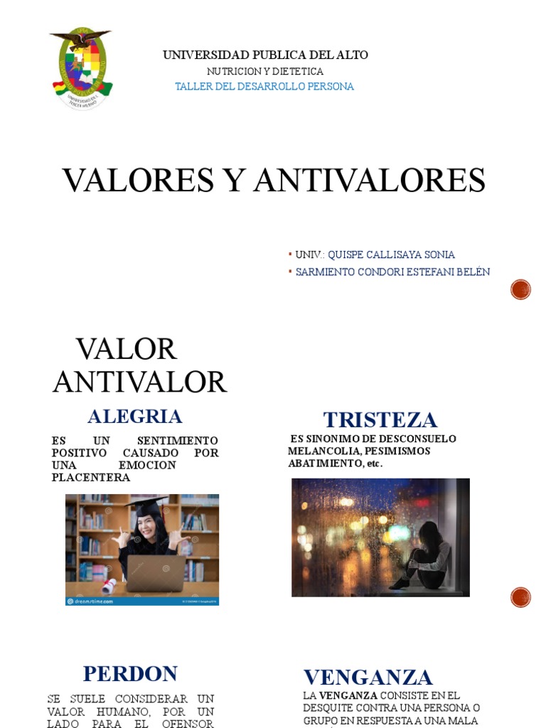 Valores y Antivalores | PDF