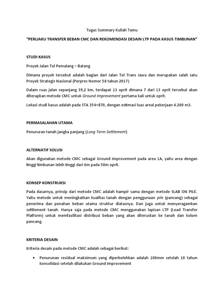 Tugas Summary Kuliah Tamu CMC | PDF | Teknologi & Rekayasa