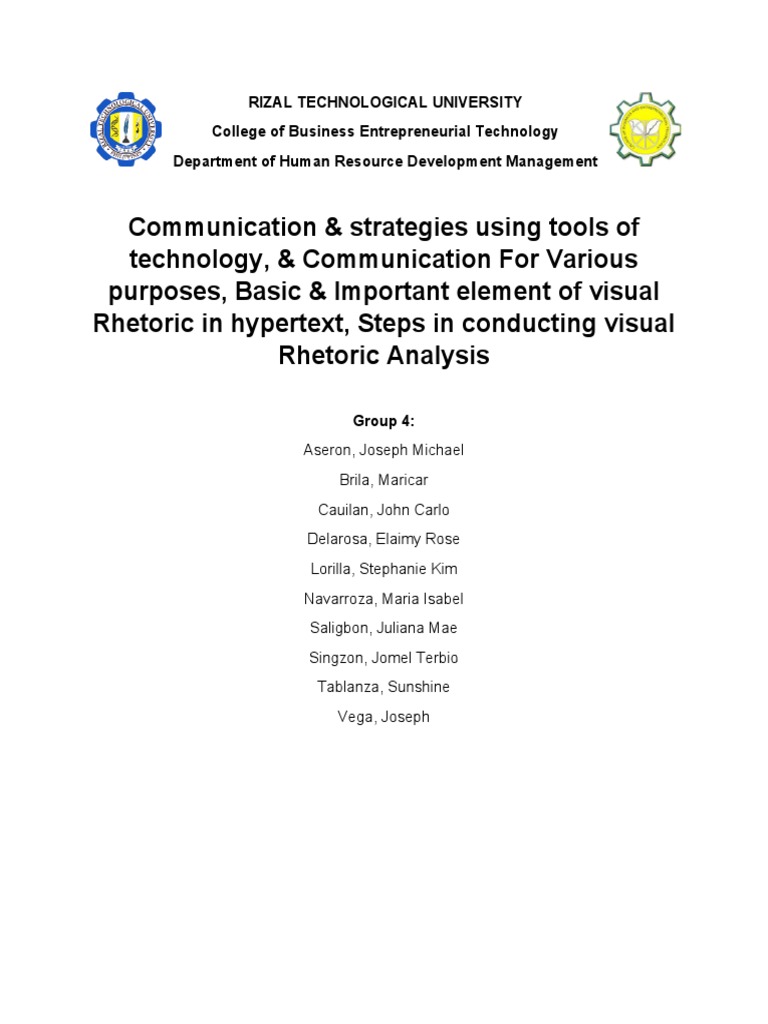 Steps for Visual Rhetoric Analysis | PDF | Rhetoric | Communication