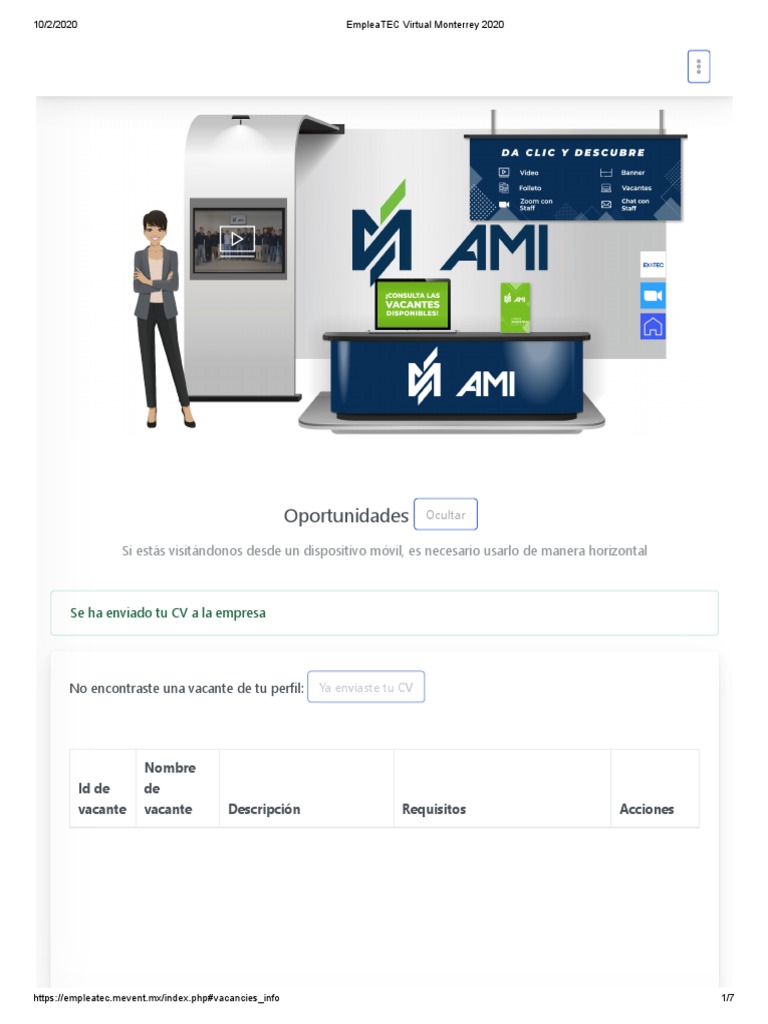 EmpleaTEC Virtual Monterrey 20203 | PDF | Mecatrónica | Software