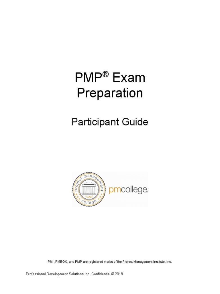 PMP Exam Prep 02-18 Ver 12.1 Student Guide | PDF | Project Management ...