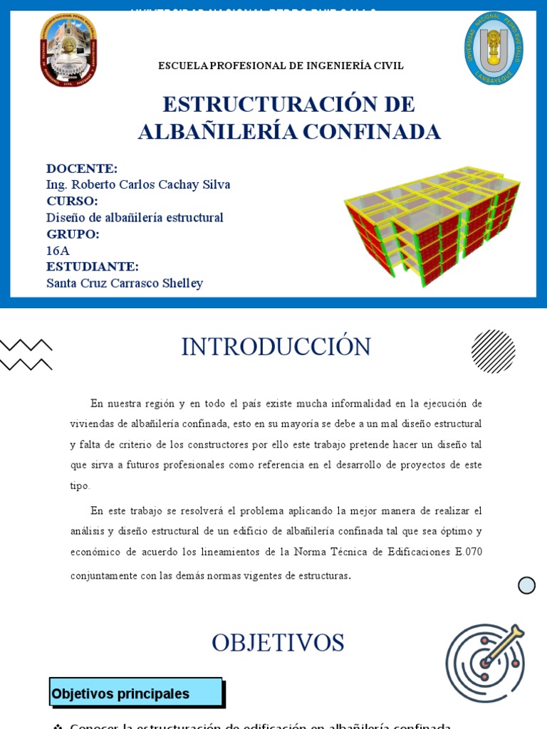 Principios de diseño estructural para edificios de albañilería ...