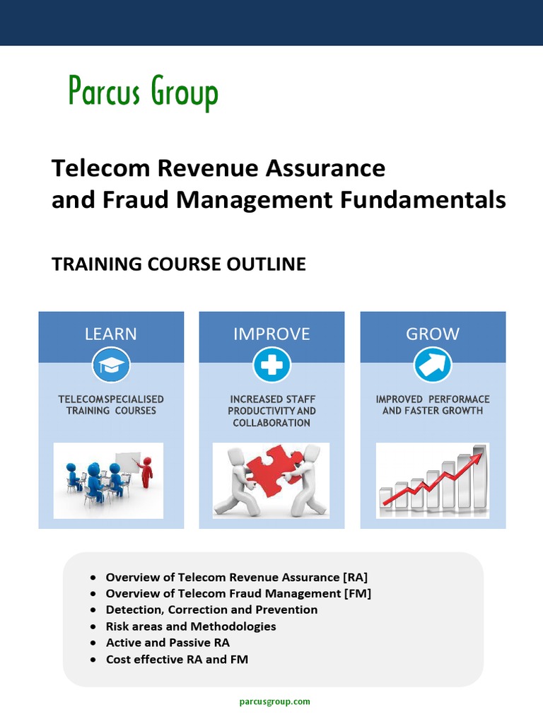 Telecom Revenue Assurance and Fraud Management Fundamentals: Training ...
