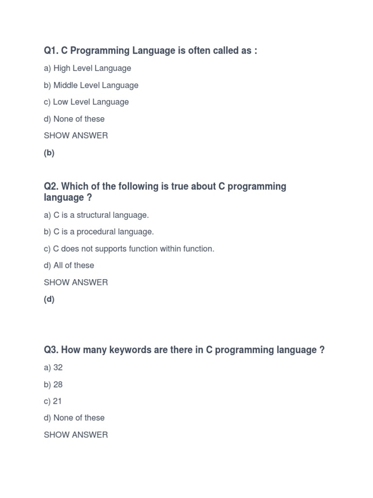 Important Placement Material | PDF | Pointer (Computer Programming) | Subroutine